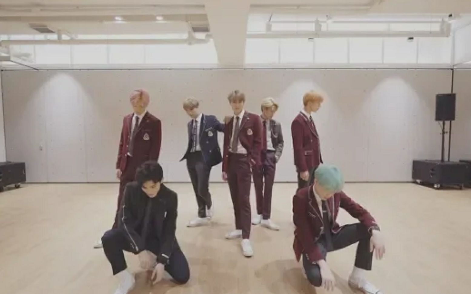 帅气学长来袭！NCT DREAM最新回归曲123校服版练习室公开_哔哩哔哩_bilibili