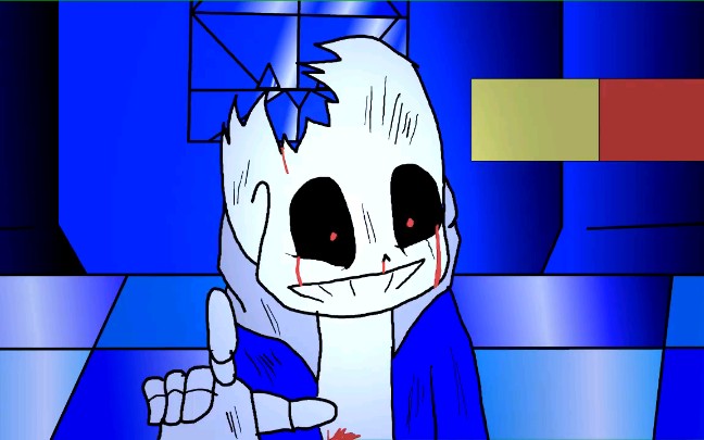 undertale动画 murder sans vs horror sans_哔哩哔哩 (゜-゜)つロ 干杯~-bilibili