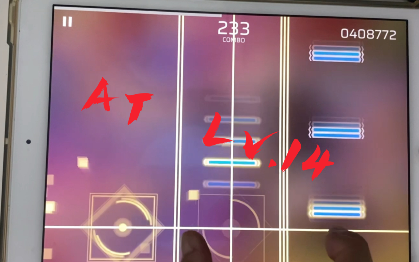 【Phigros/新曲慢递】Break Over AT14 AP（单手）-草酸钙_CaC2O4-默认收藏夹-哔哩哔哩视频