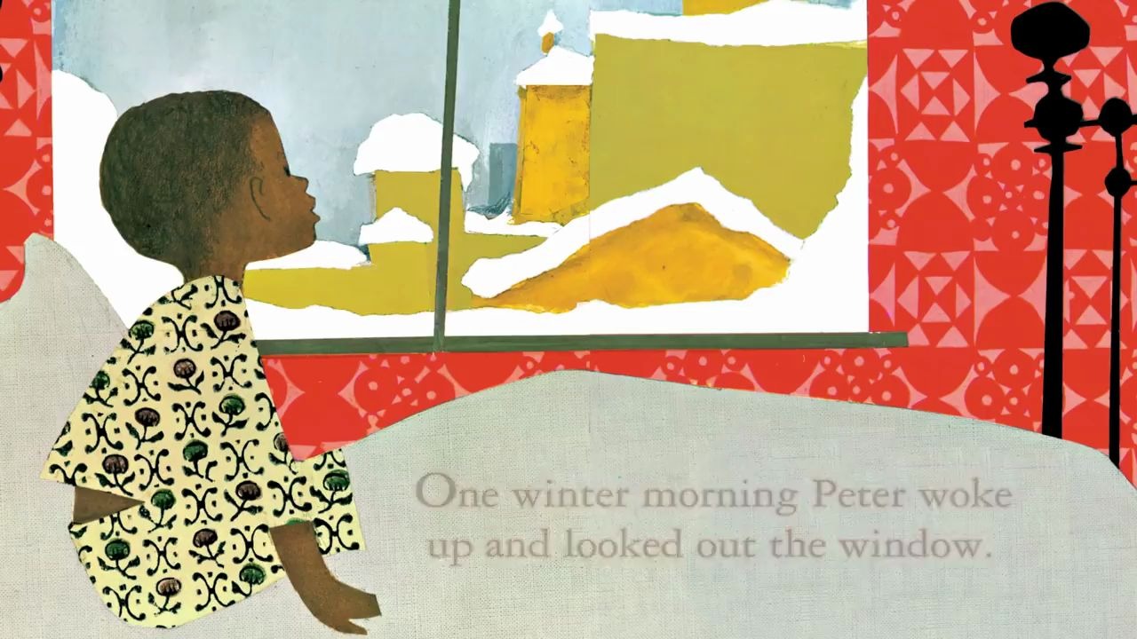 绘本 - The Snowy Day - Read Aloud Picture Book | Brightly Storytime_哔哩哔哩 ...