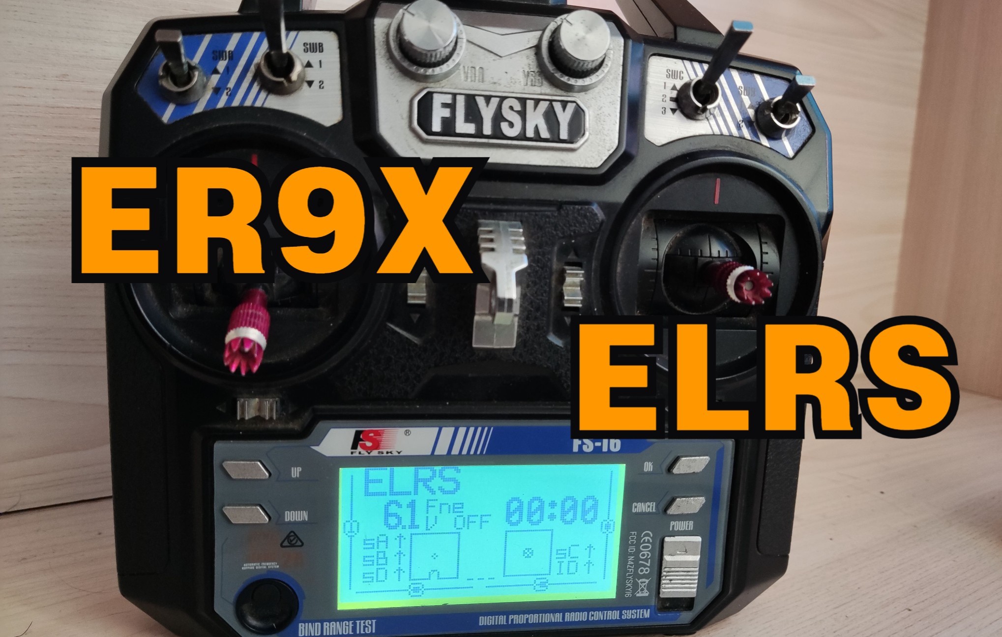 富斯i6刷er9x系统+ELRS高频头_哔哩哔哩_bilibili