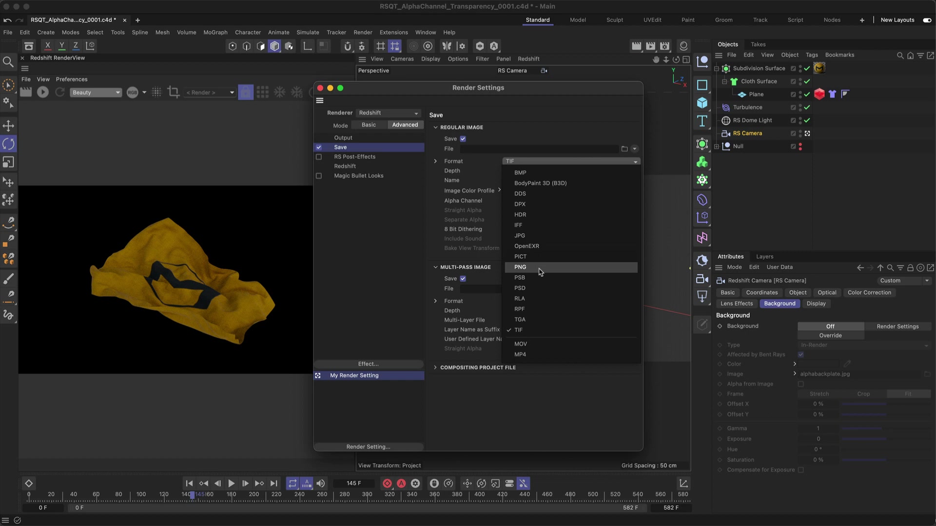Redshift渲染器技巧教程#RedshiftQuickTip 12-如何使用透明背景渲染Alpha通道 - 视频下载 Video Downloader