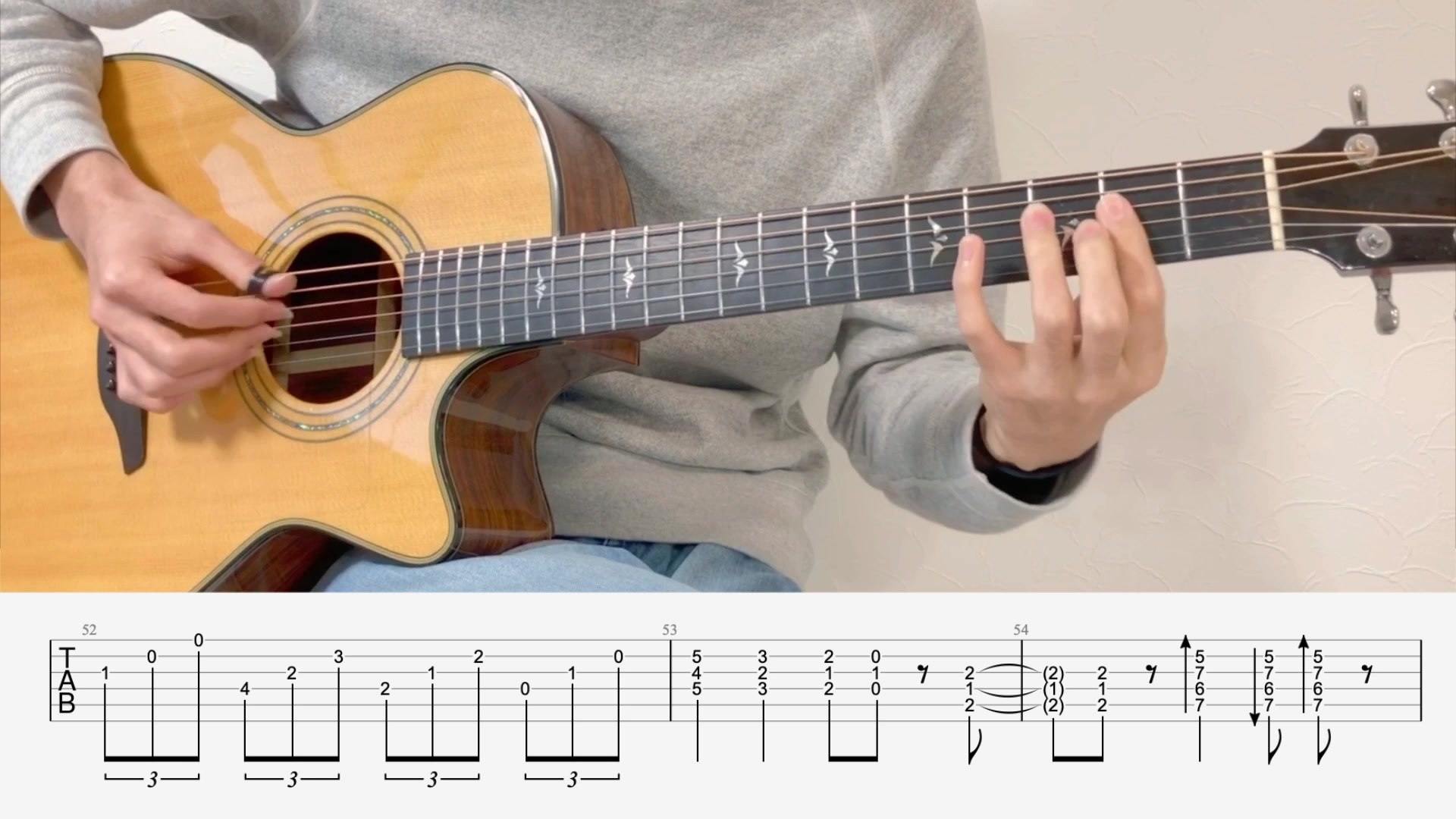 【TAB】Santa Claus is Comin to Town - Fingerstyle Guitar_哔哩哔哩_bilibili