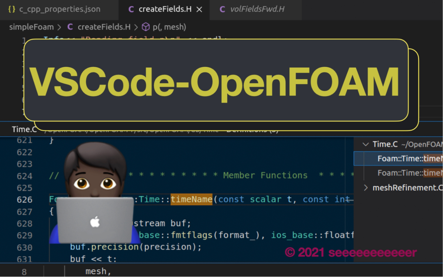 [OpenFOAM] 实用技巧：使用VSCode进行OpenFOAM编程_哔哩哔哩_bilibili