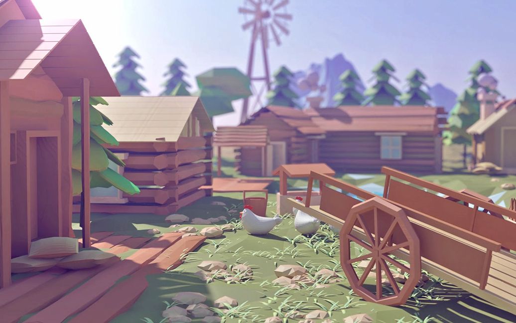 Low Poly_哔哩哔哩_bilibili