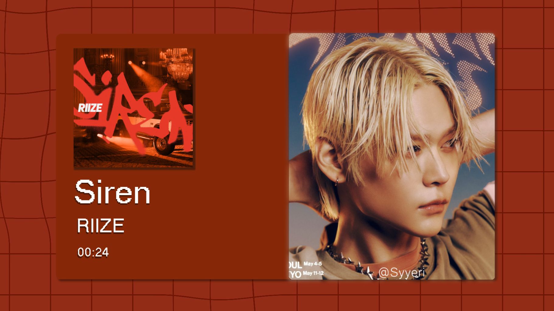 【8D环绕】Siren - RIIZE 请佩戴耳机使用~-Syyeri-Syyeri-哔哩哔哩视频