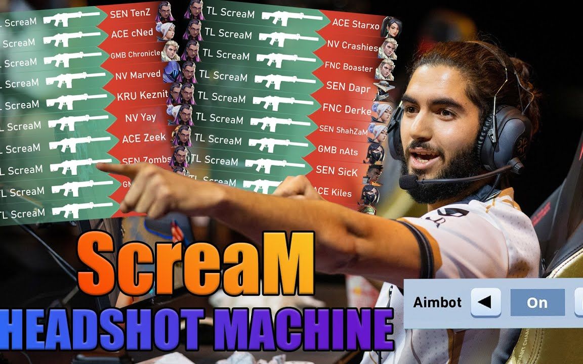 【Valorant】"爆头机器" - Liquid.ScreaM比赛集锦_电子竞技热门视频