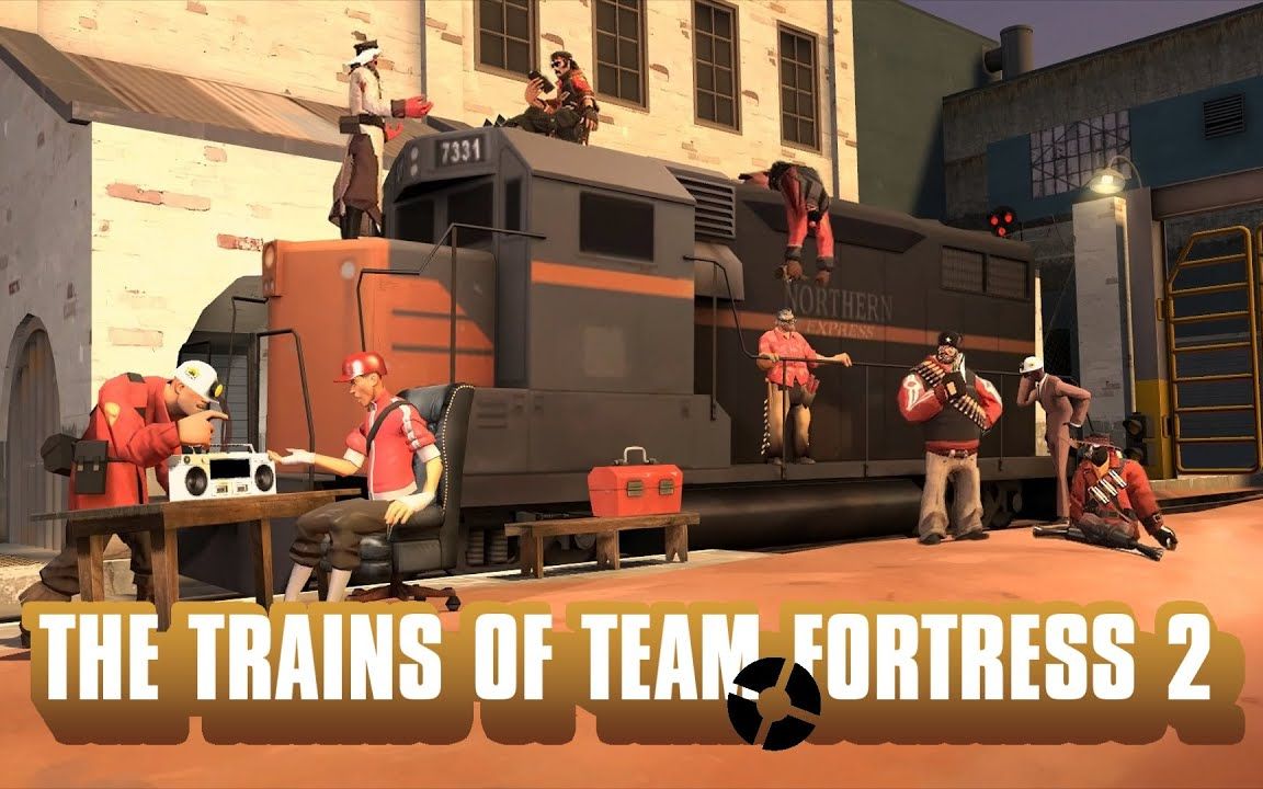 [转载] 军团要塞2中的火车 The Trains of Team Fortress 2 (油管渣机翻)_单机游戏热门视频