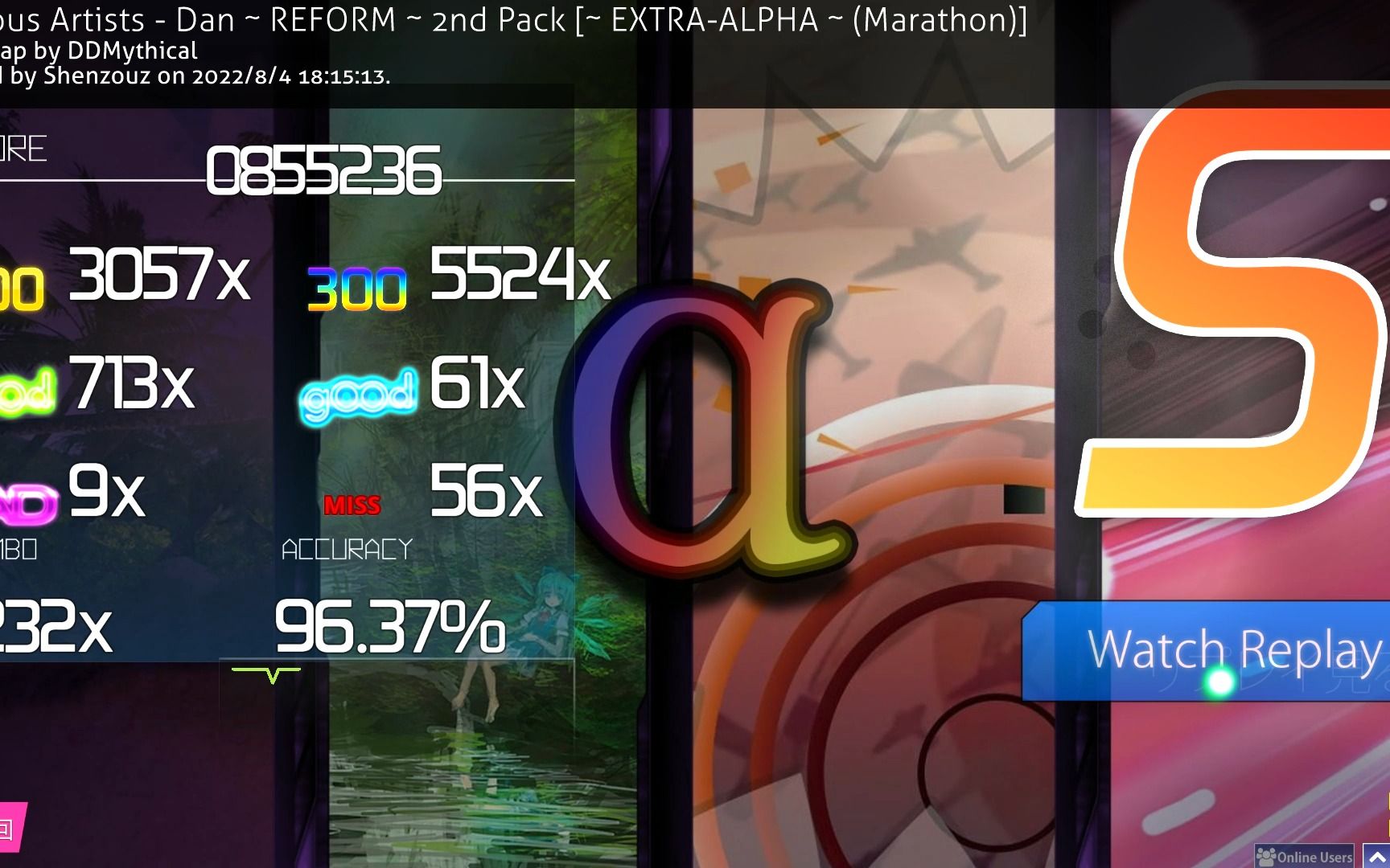 【osu！mania】 4k Alpha dan pass！ - 视频下载 Video Downloader