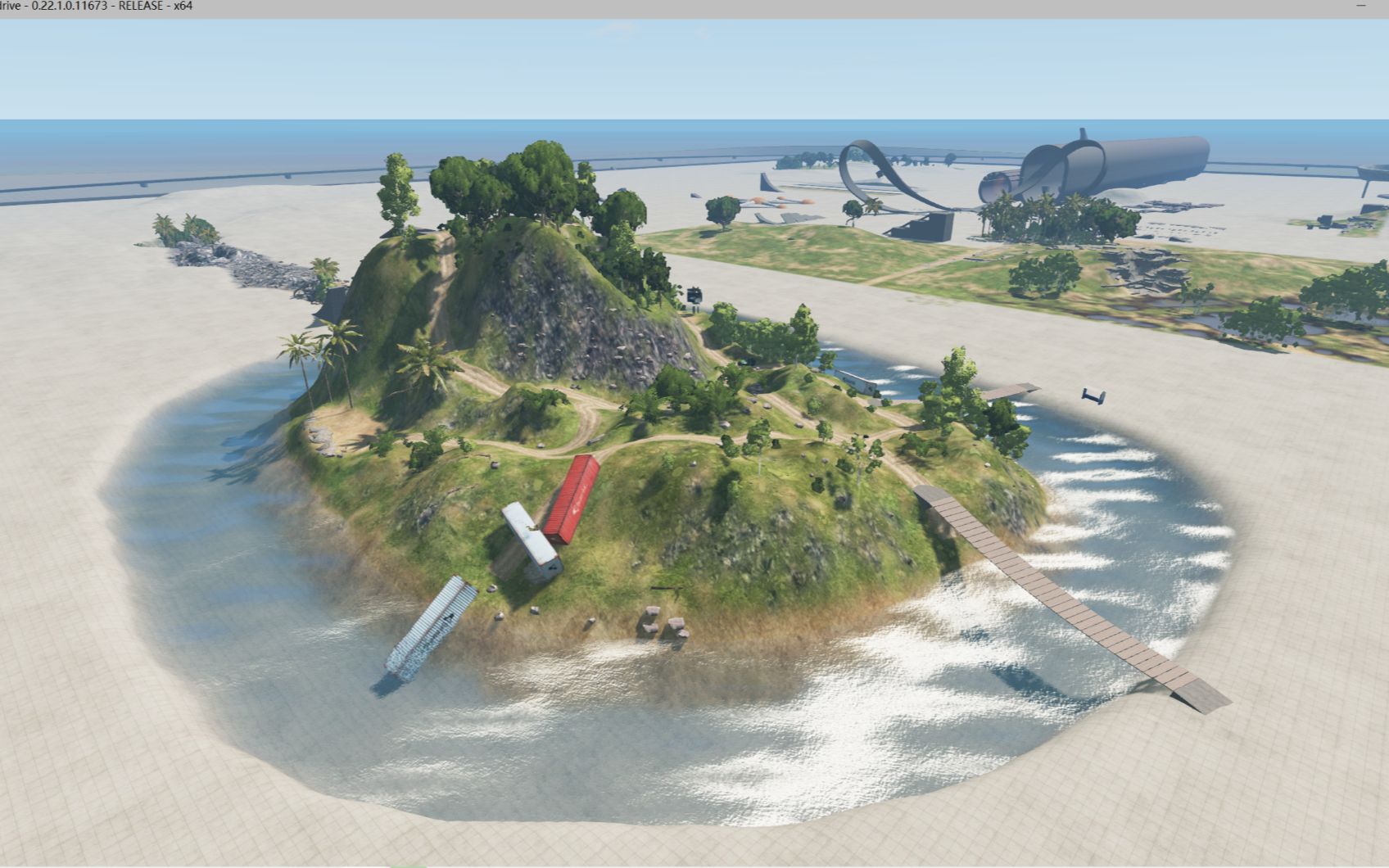 BeamNG Gridmap中自制一个小岛_哔哩哔哩_bilibili