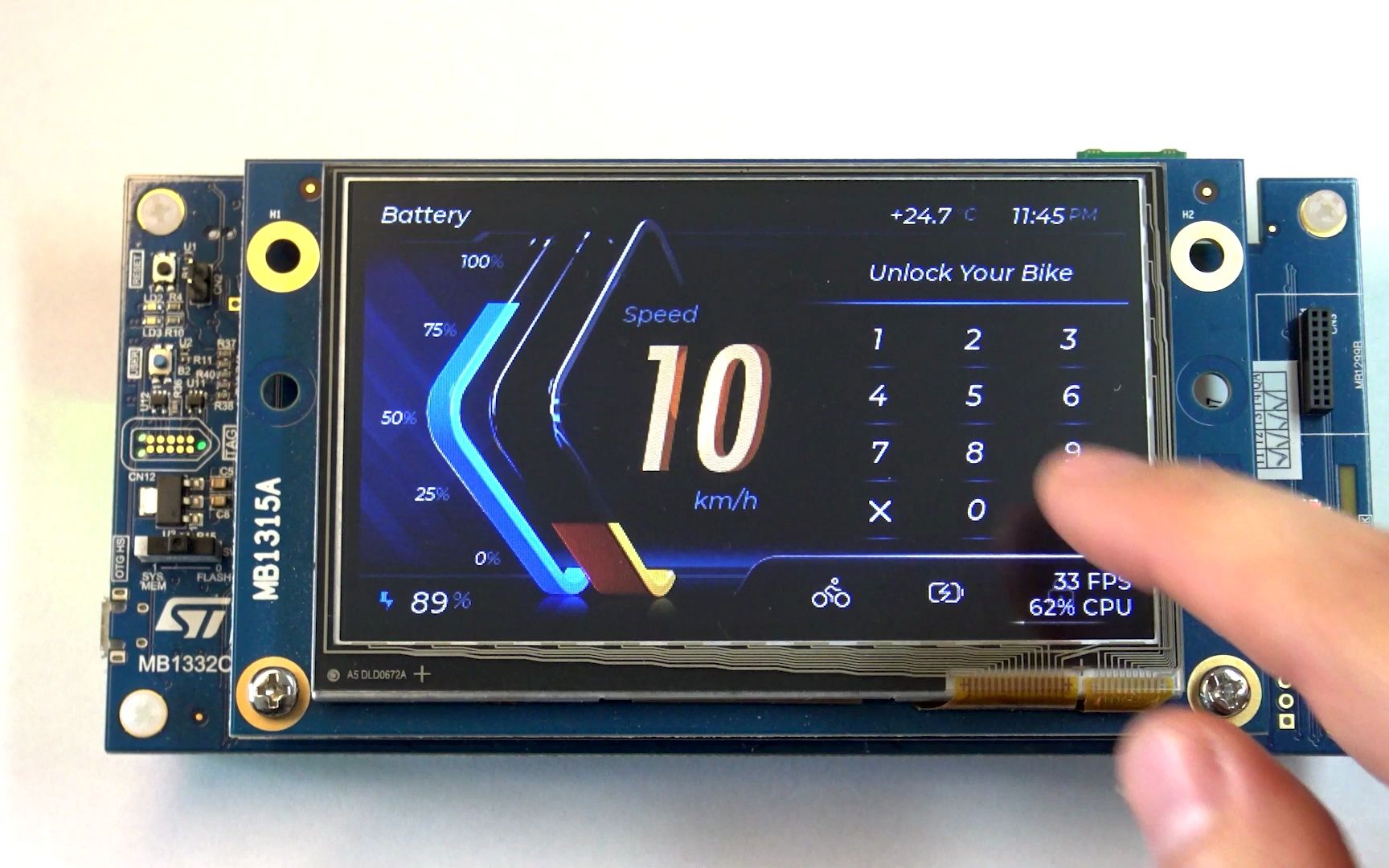 1、12 ECG charts on an 1 GHz NXP i.MX RT1176 MCU with HD display _ LVGL