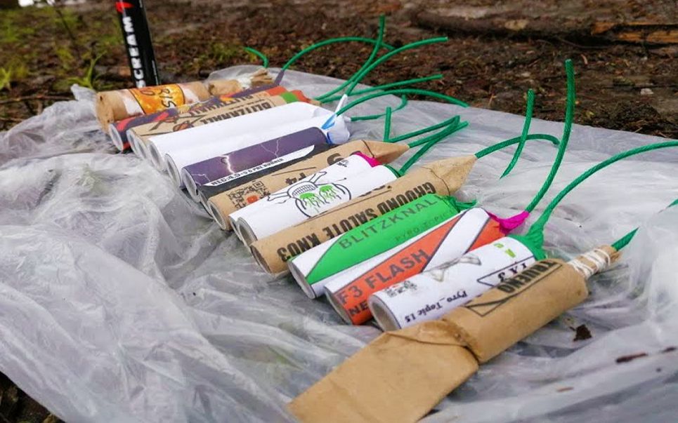 XXL Firework Compilation - Polenböller & Selfmadeböller [炮仗]_哔哩哔哩_bilibili