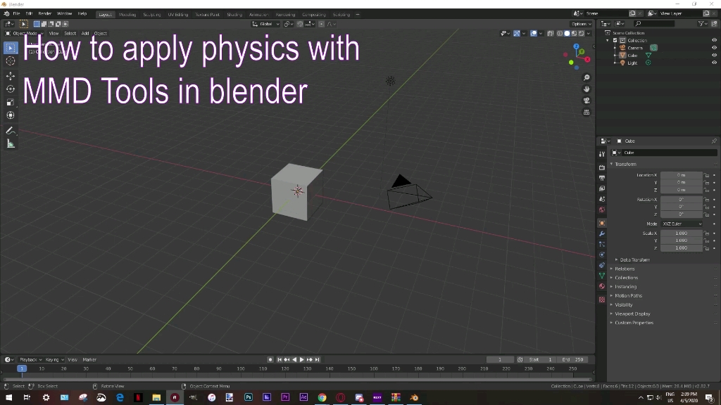 在blender中用mmd tools添加物理_哔哩哔哩_bilibili