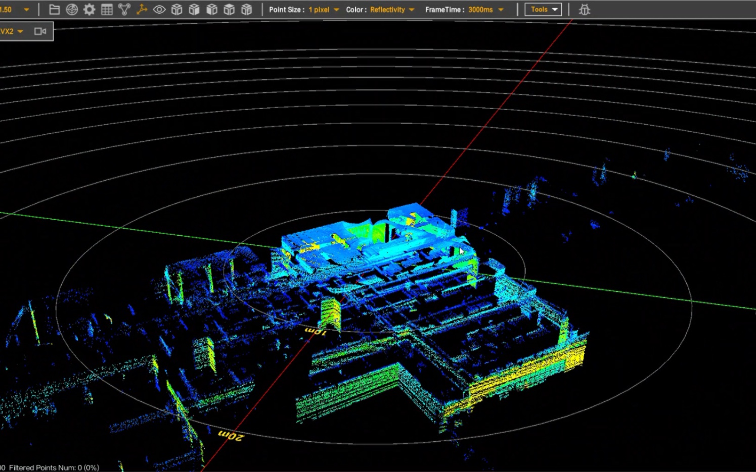livox-mid360激光雷达三维重建川大校园