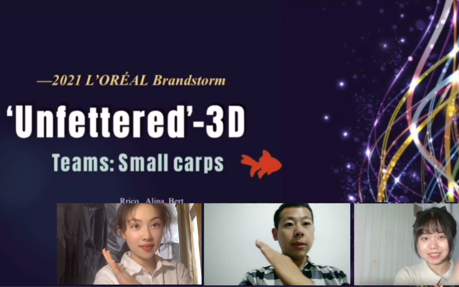 【2021 L’oreal Brandstorm】Unfettered-3D [Teams:Small carps]_哔哩哔哩_bilibili