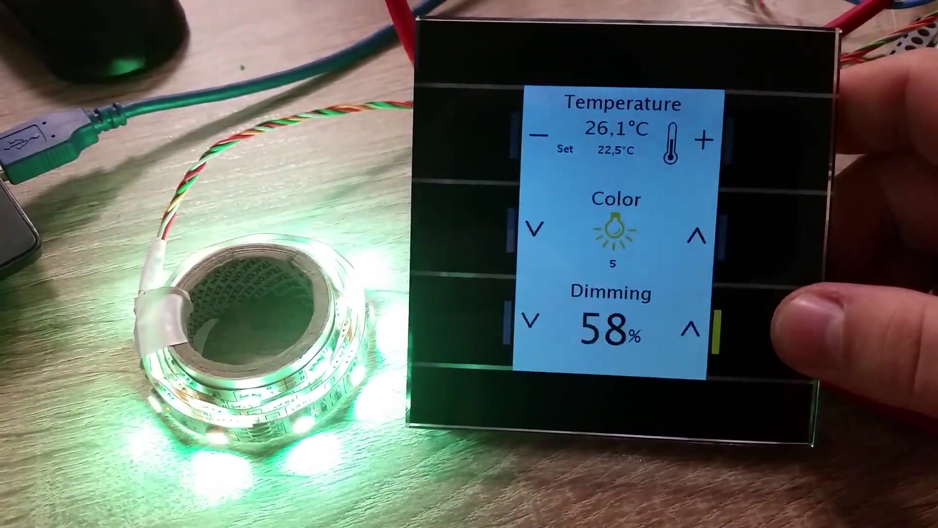 KNX控制RGB灯带是什么效果_哔哩哔哩_bilibili