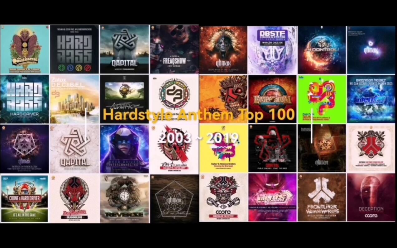 Hardstyle Anthem Top 100（2003～2019）硬派... - 哔哩哔哩