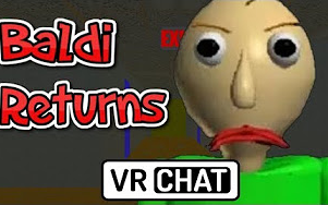 [中译] [ VRChat - Naddition] Baldi来了！ ( 虚拟现实 )_哔哩哔哩_bilibili