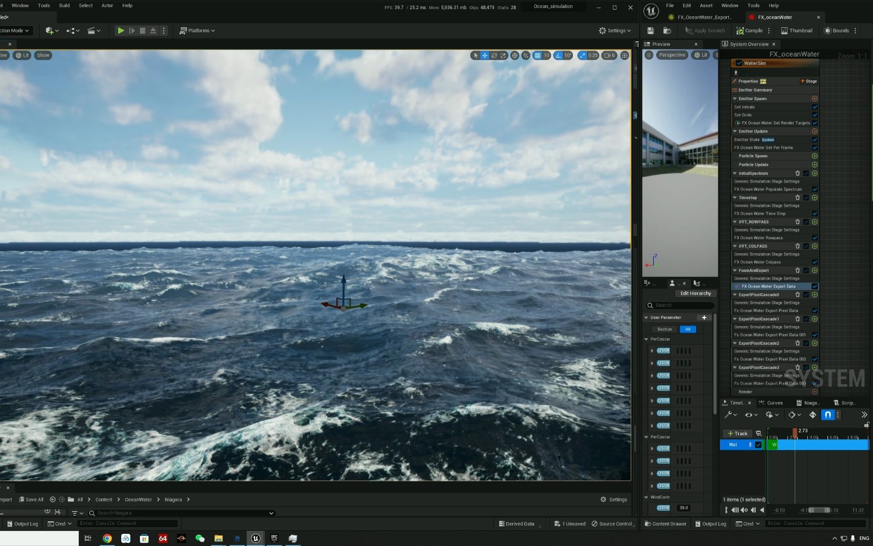 [UE] Niagara Ocean-DaDa_Chan-Technical Artist-哔哩哔哩视频