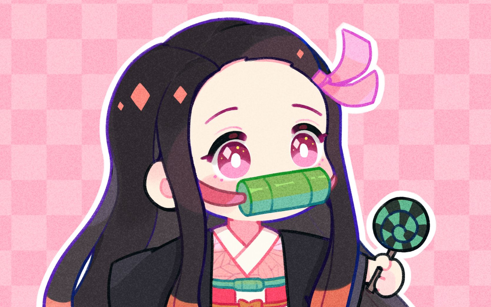 【鬼灭之刃】画一只可可爱爱的祢豆子_哔哩哔哩 (゜-゜)つロ 干杯~-bilibili