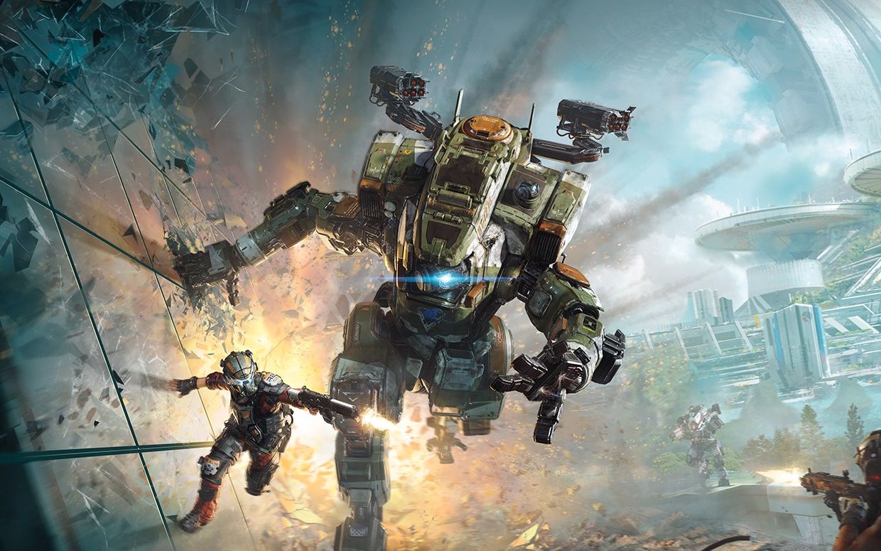 【泰坦陨落2】丝滑流畅的游戏体验，消耗战两局连播_哔哩哔哩_bilibili