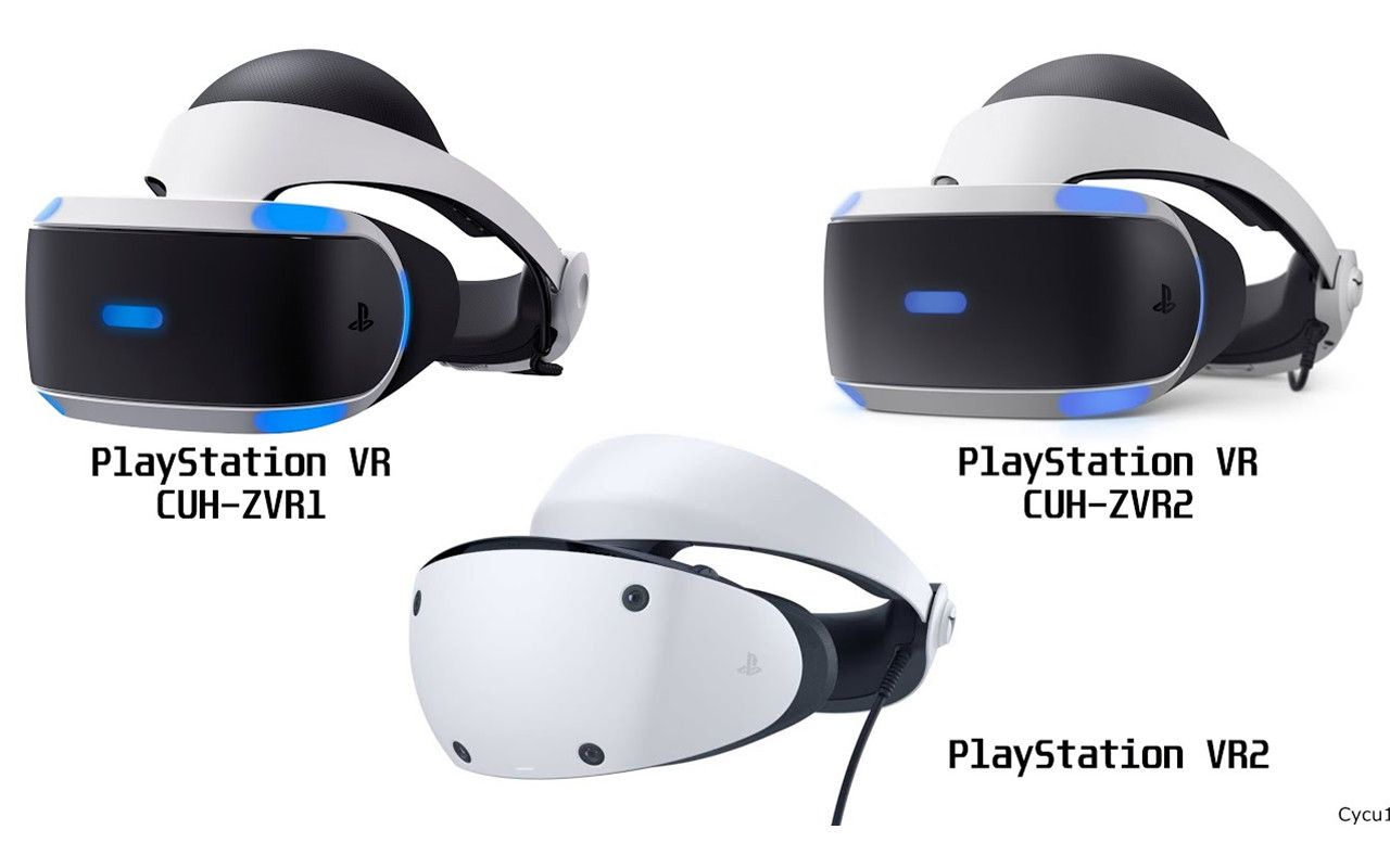 PSVR2 vs PSVR | 外形设计对比 | PlayStation_哔哩哔哩bilibili