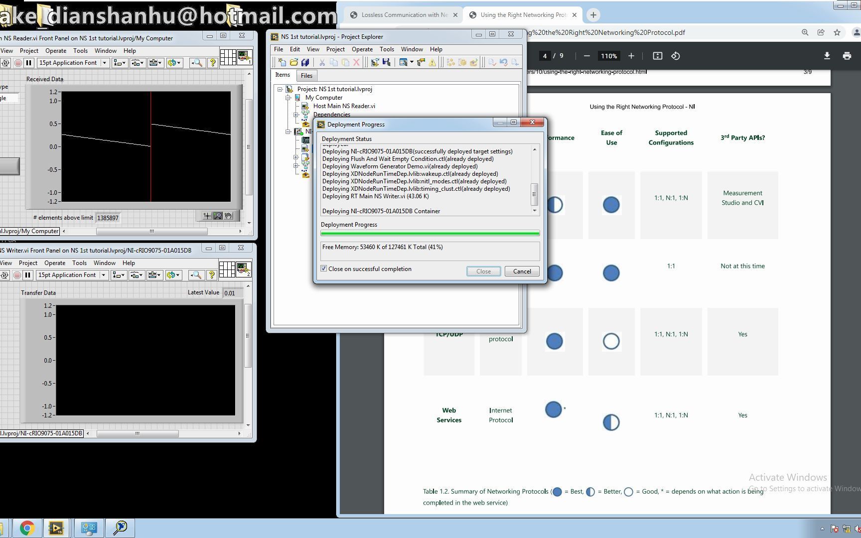 LabVIEW network stream tutorial_哔哩哔哩_bilibili