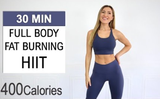 【Eleni Fit】30分钟400卡无重复暴汗燃脂HIIT训练_哔哩哔哩_bilibili
