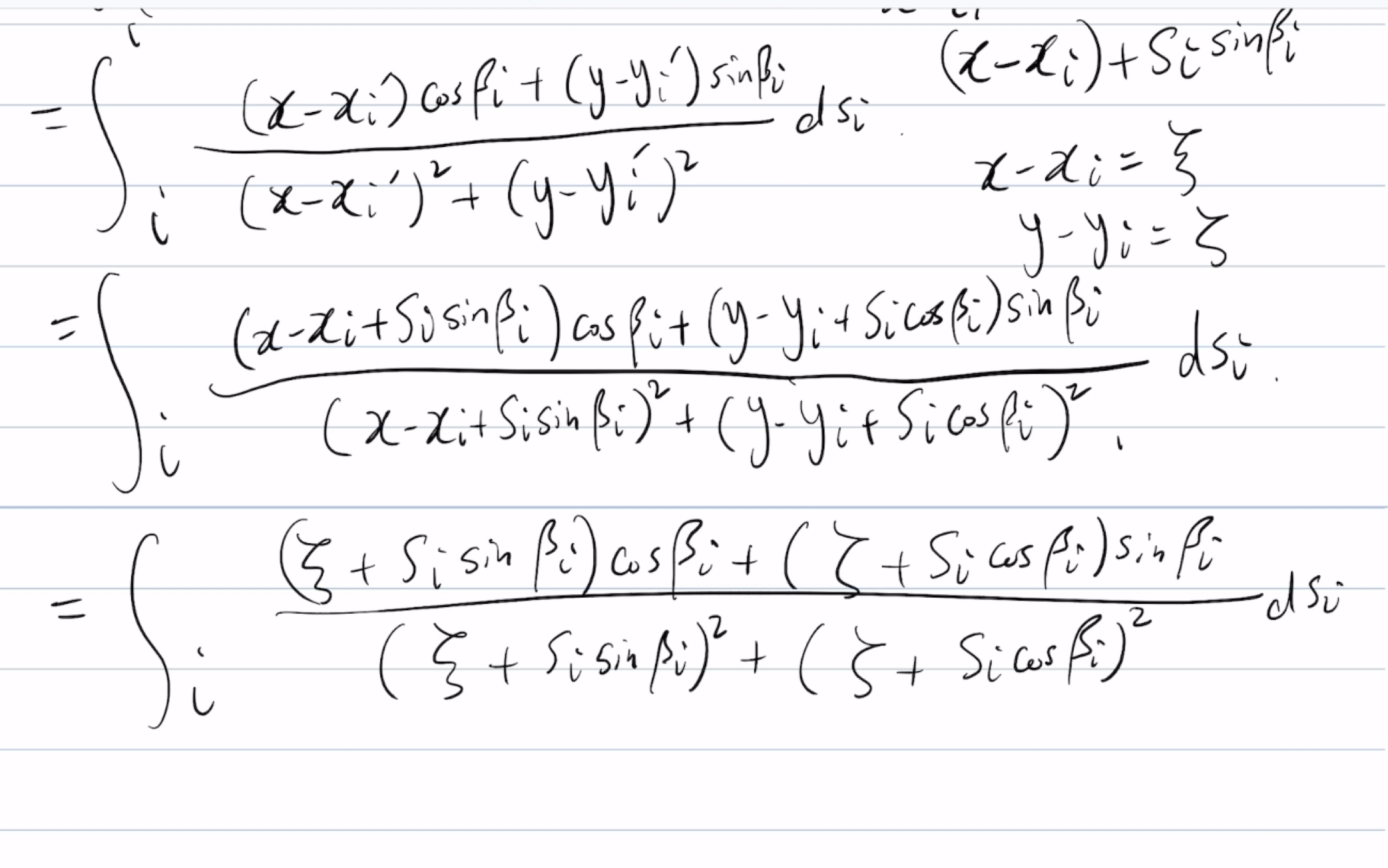 【空气动力学】关于source panel method的一些小细节_哔哩哔哩_bilibili