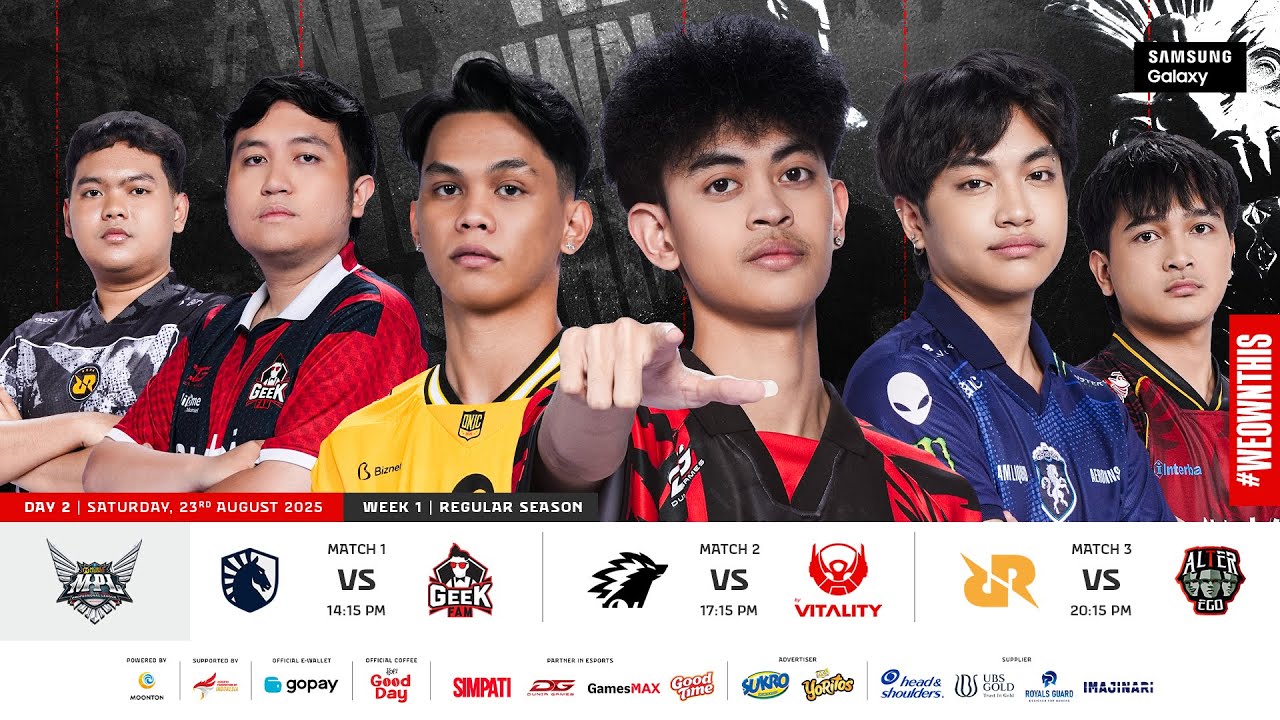 🔴 LIVE | MPL ID S16 | RS Day 2 Week 1 | English 2025-08-23 14:41-咸鱼王喵 ...