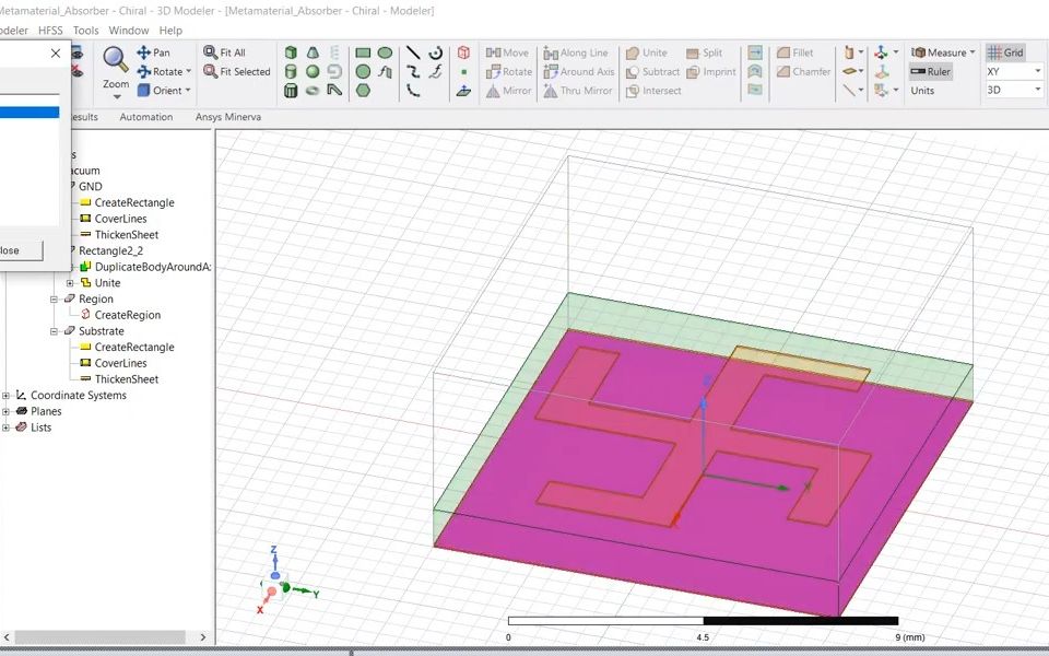 HFSS Tutorial - Modeling RG-58 Coaxial Cable | RG-58同轴线缆建模