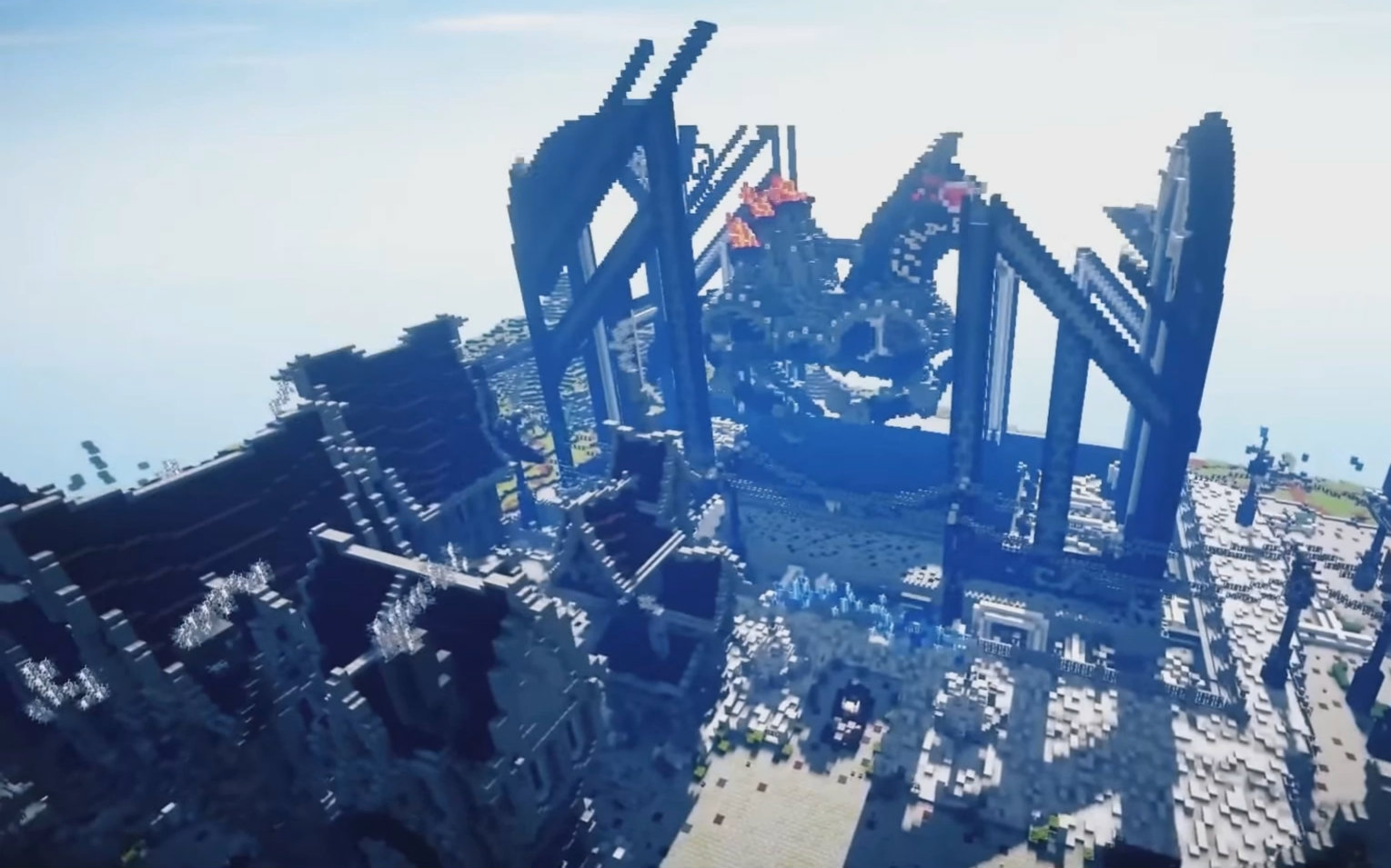 [这很Minecraft Timelapse] Dark Factory by Elysium Fire_哔哩哔哩_bilibili