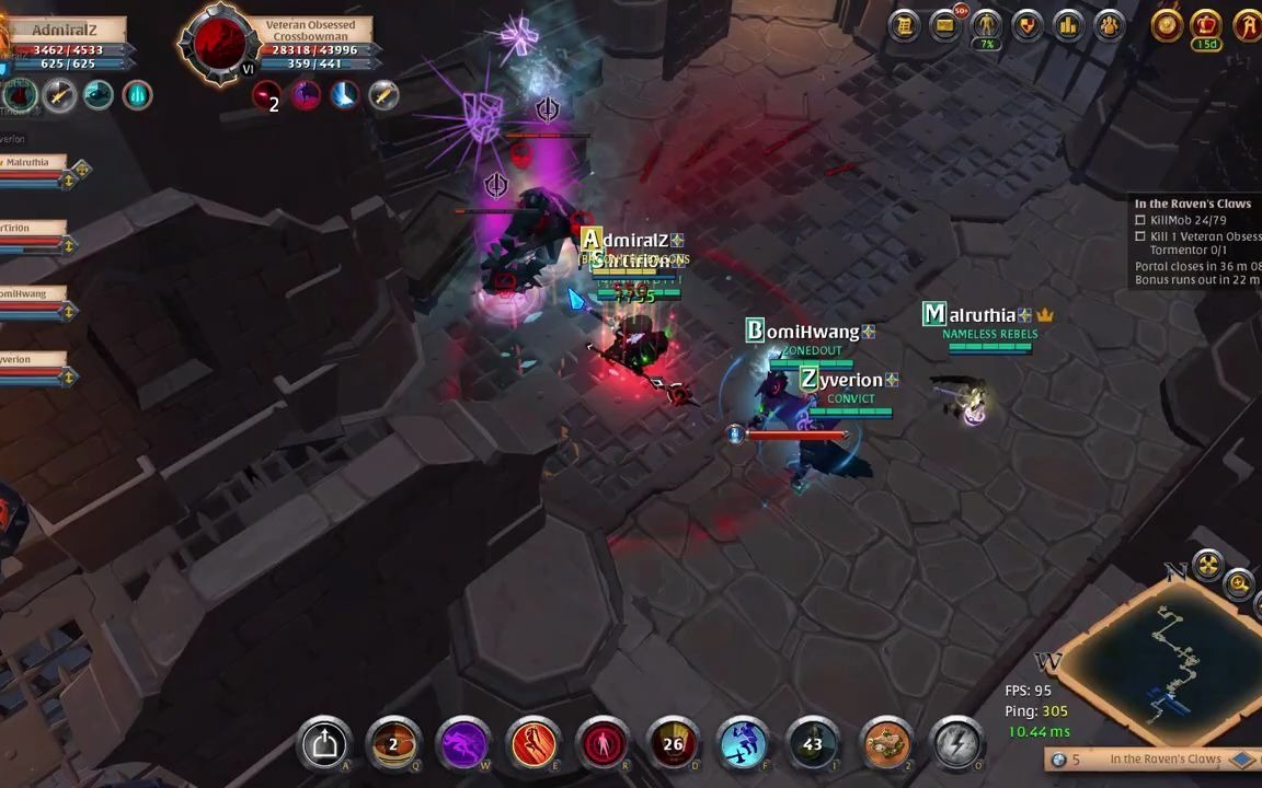 阿尔比恩HCE最强坦克 渡鸦 Albion Online HCE Raven's claws 15 Tank Perspective_哔哩哔哩 ...