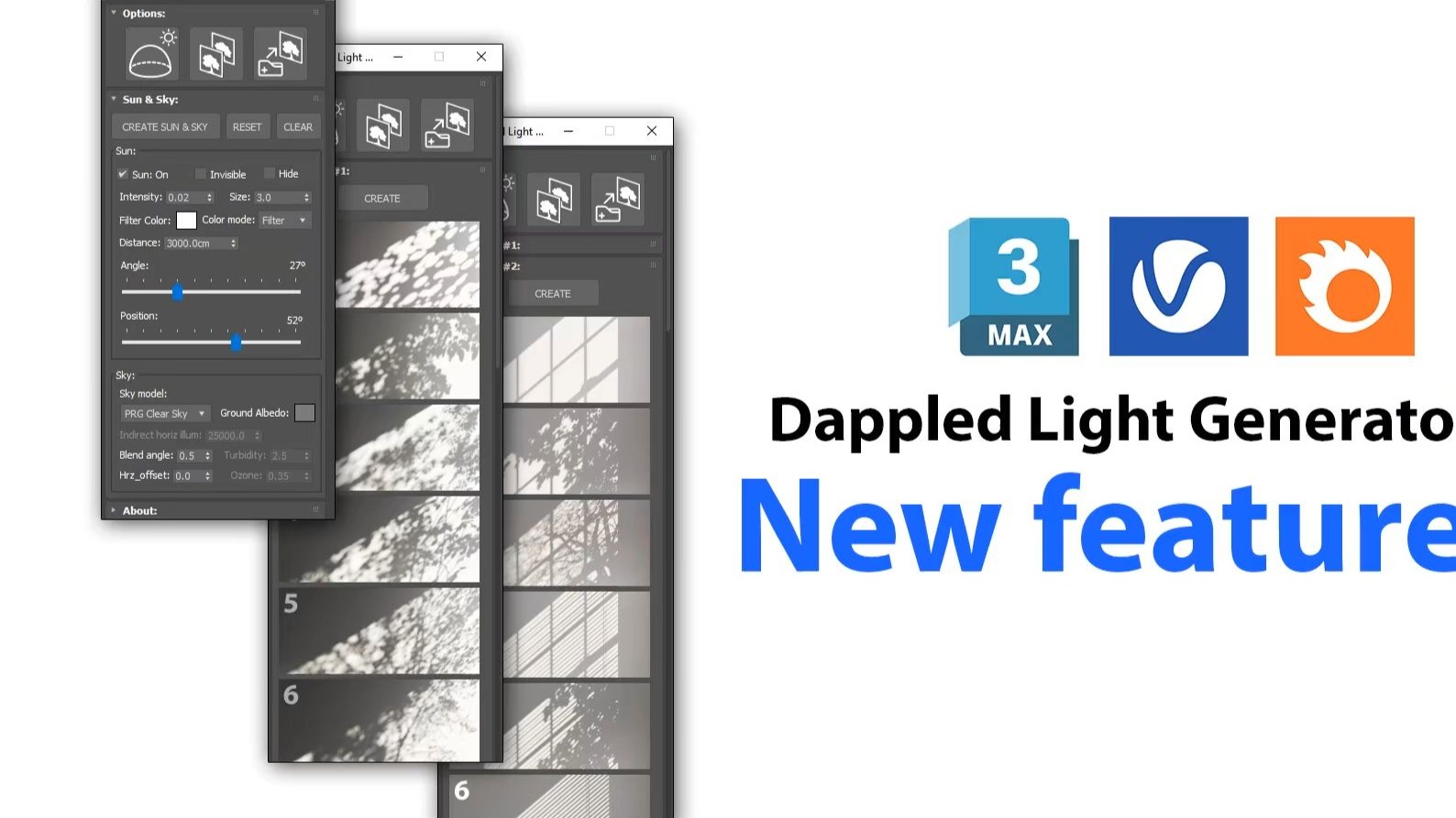 窗户斑驳投影生成插件Dappled Light Generator v2.0教程-幸子汉化-幸子汉化-哔哩哔哩视频