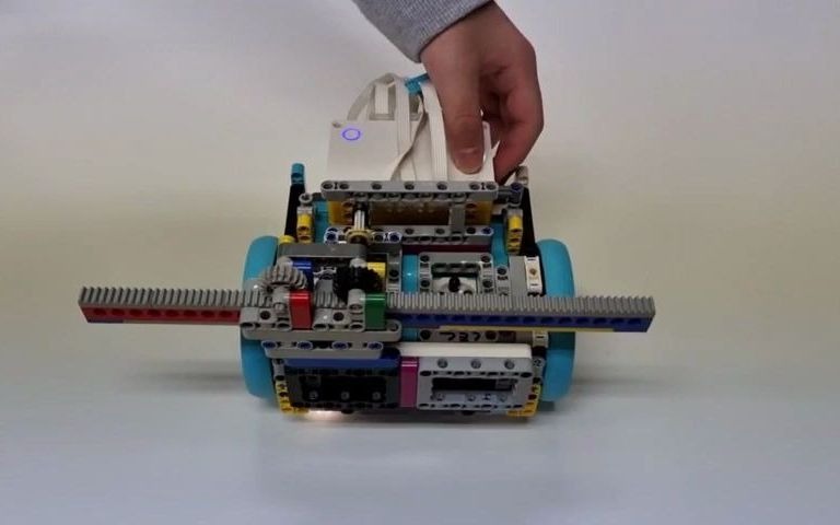 乐高教育SPIKE Prime FLL机器人方案，水平移动附件 ( CARGO CONNECT智慧联运)_哔哩哔哩_bilibili