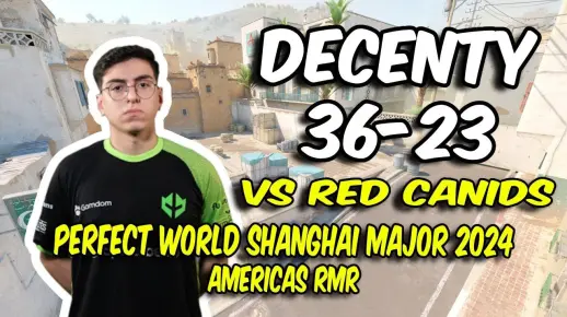 【CS2】POV Imperial decenty (36/23) vs RED Canids (Dust2) Perfect World Shanghai M_游戏热门视频