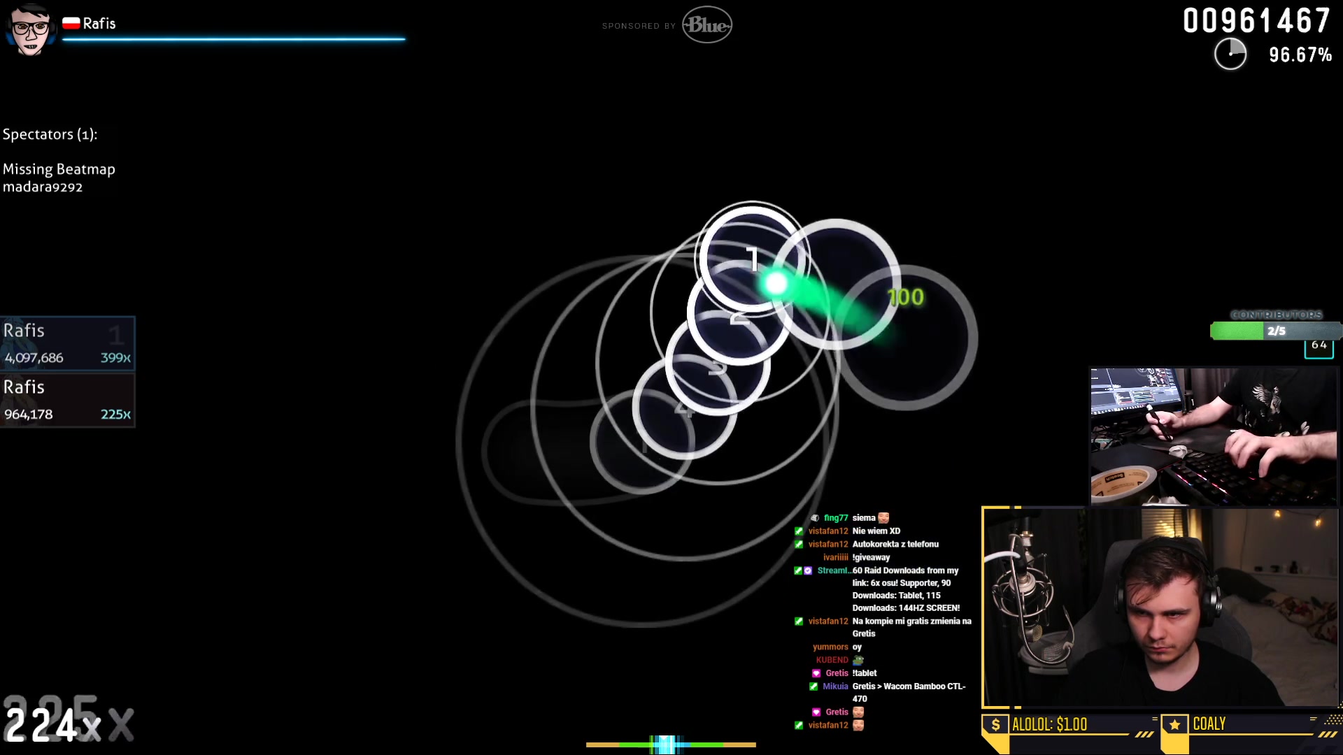 [osu!]Rafis 2020-10-20直播记录_哔哩哔哩_bilibili