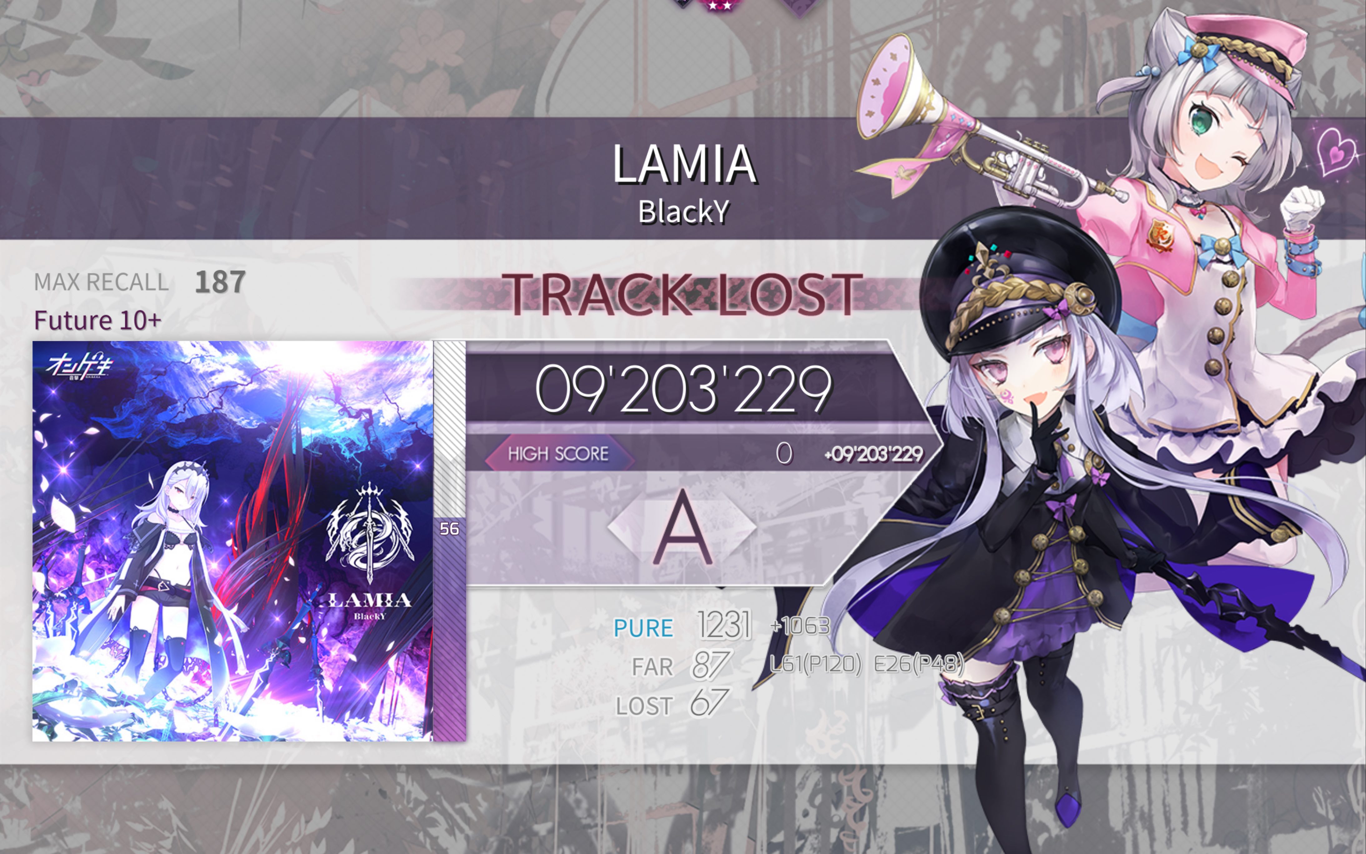 【Arcaea】手元 LAMIA FTR10+ 初见_哔哩哔哩bilibili