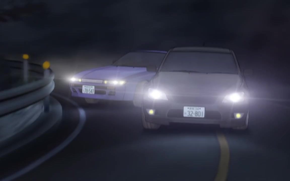 Initial D - 真子Sil80 Sileighty vs 咬地鲨Altezza_哔哩哔哩 (゜-゜)つロ 干杯~-bilibili