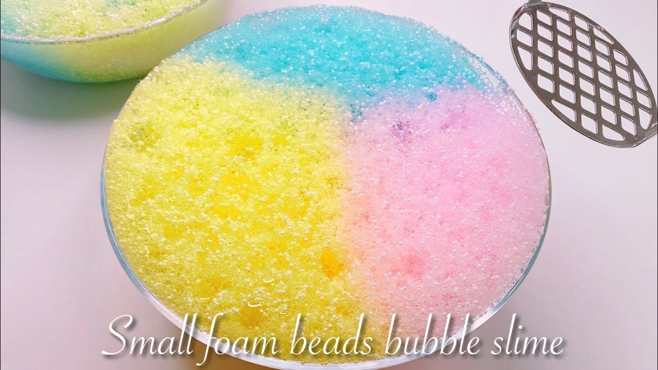 【Emiko Ffujio助眠】🫧彩色泡泡史莱姆🍭Small foam beads bubble slime-三两砂糖-三两砂糖-哔哩哔哩视频