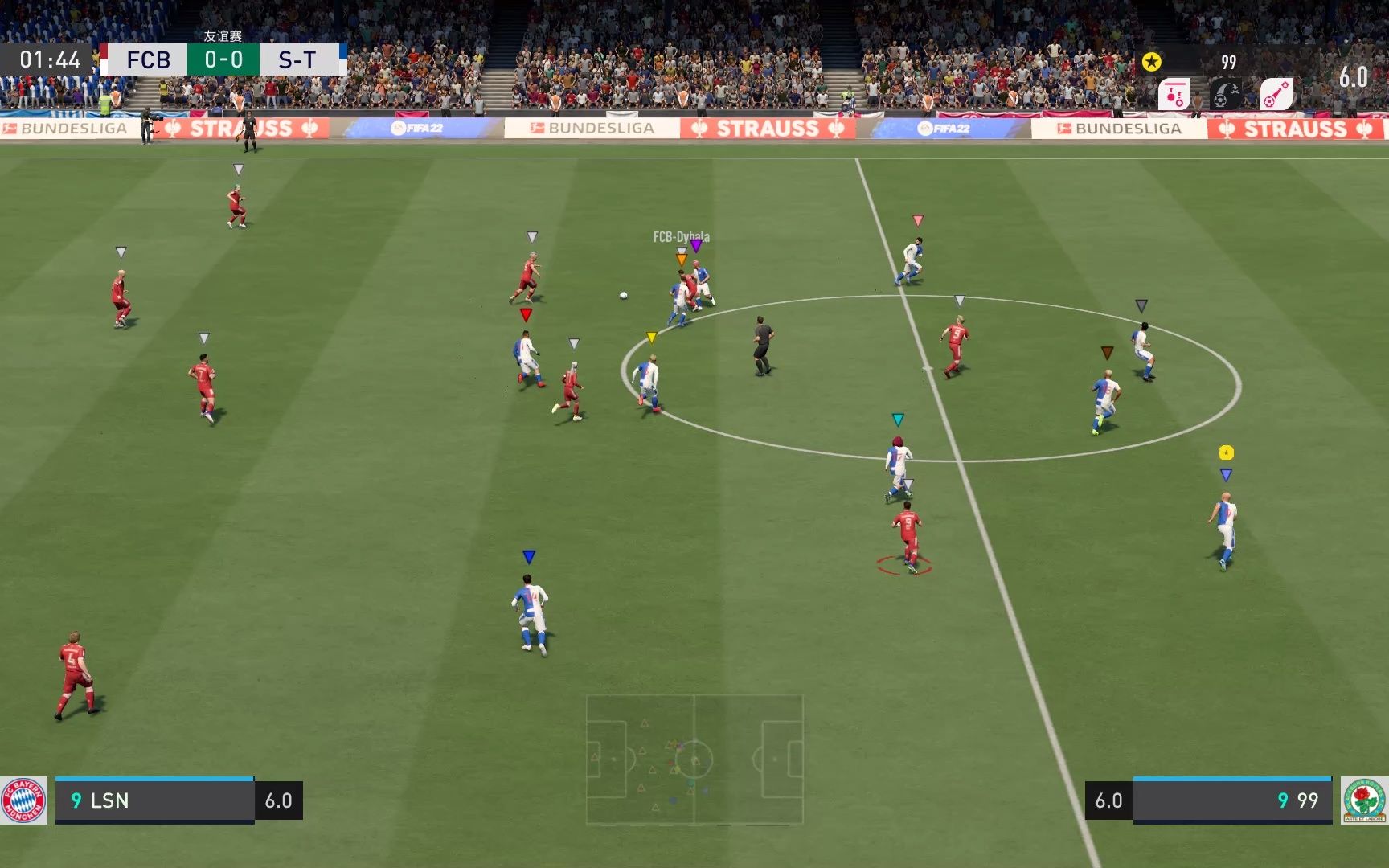 FIFA22 职业俱乐部 第10轮_单机游戏热门视频