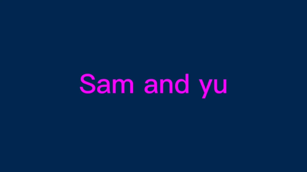 sam and yu(告白片段）_哔哩哔哩_bilibili