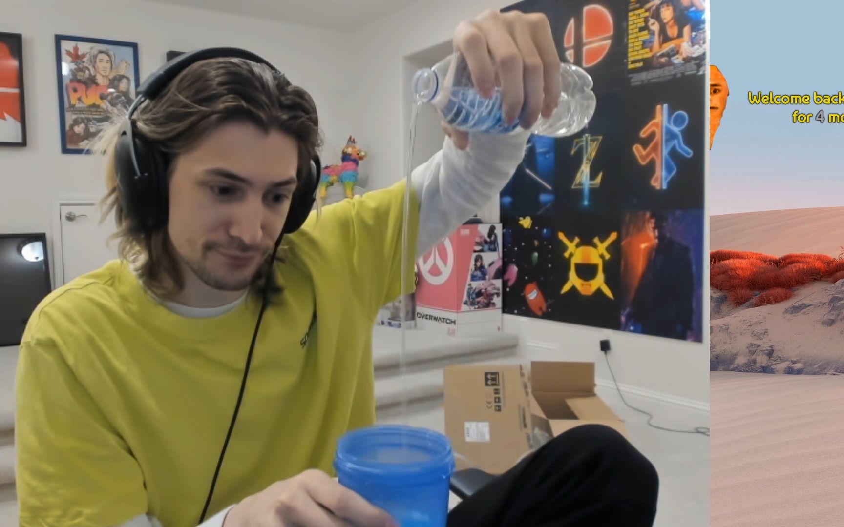 xQc向你示范G FUEL的正确喝法_哔哩哔哩_bilibili