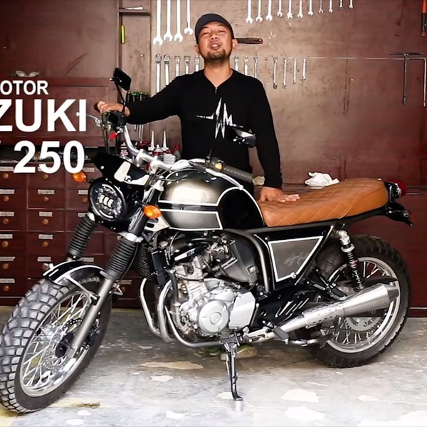 Modifikasi Suzuki Inazuma 250