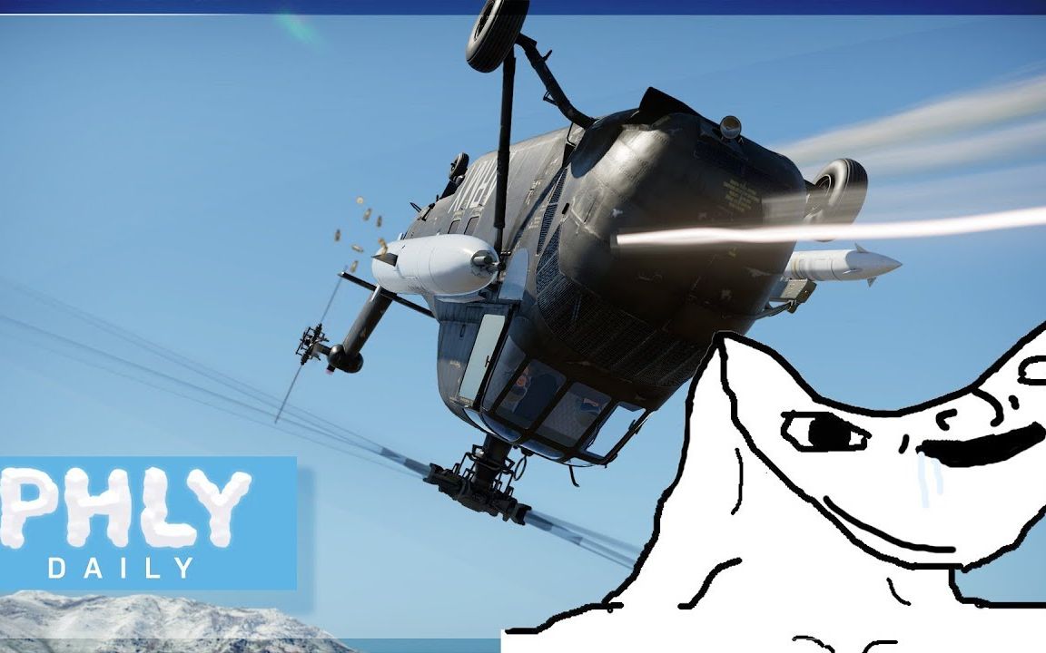 【PhlyDaily】无脑の战争机器 | H-34 直升机 #战争雷霆 陆战历史中的直升机模式_哔哩哔哩_bilibili