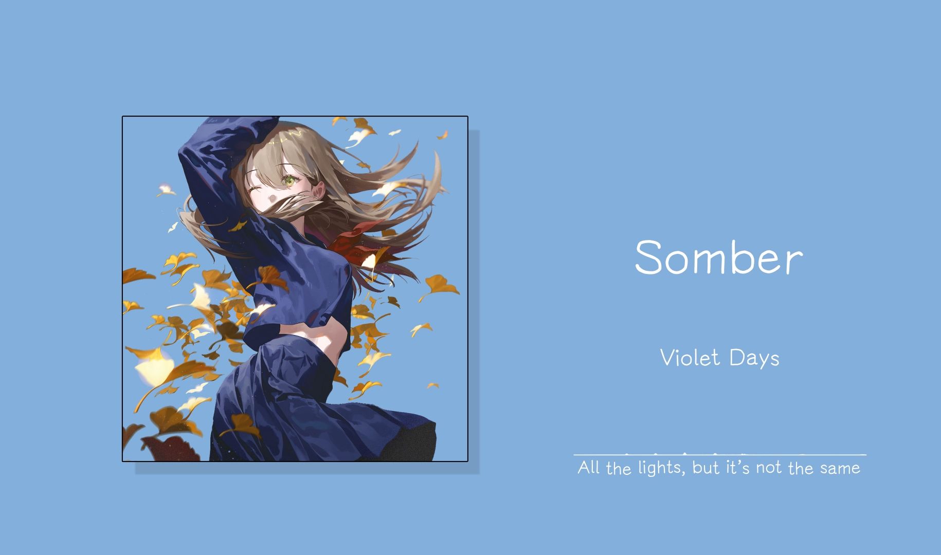 “像极了年少时代炽热又轻狂的爱意。”||《Somber (Acoustic)》-星光note-星光note-哔哩哔哩视频