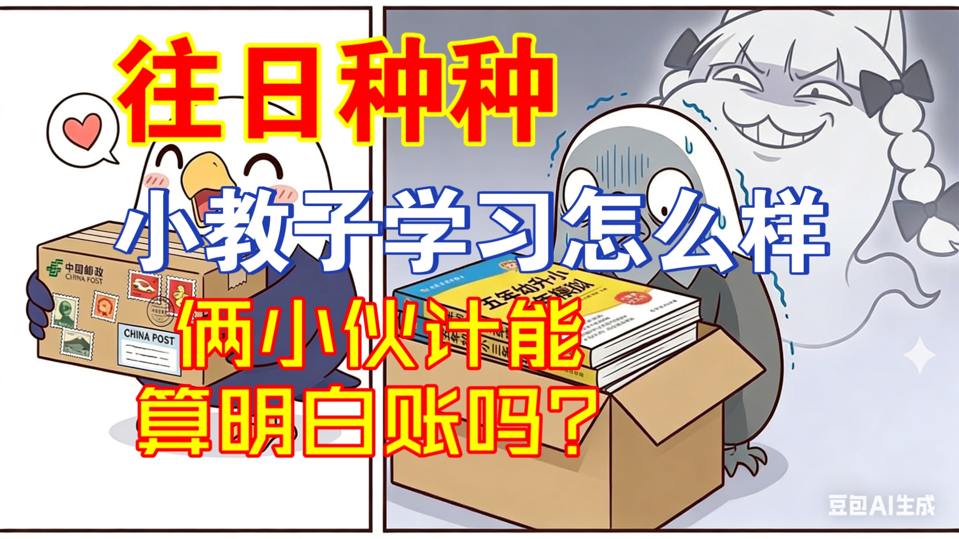 【牢A】小教子学习怎么样？伙计们算的明白账吗？-老北京南城人-老北京南城人-哔哩哔哩视频