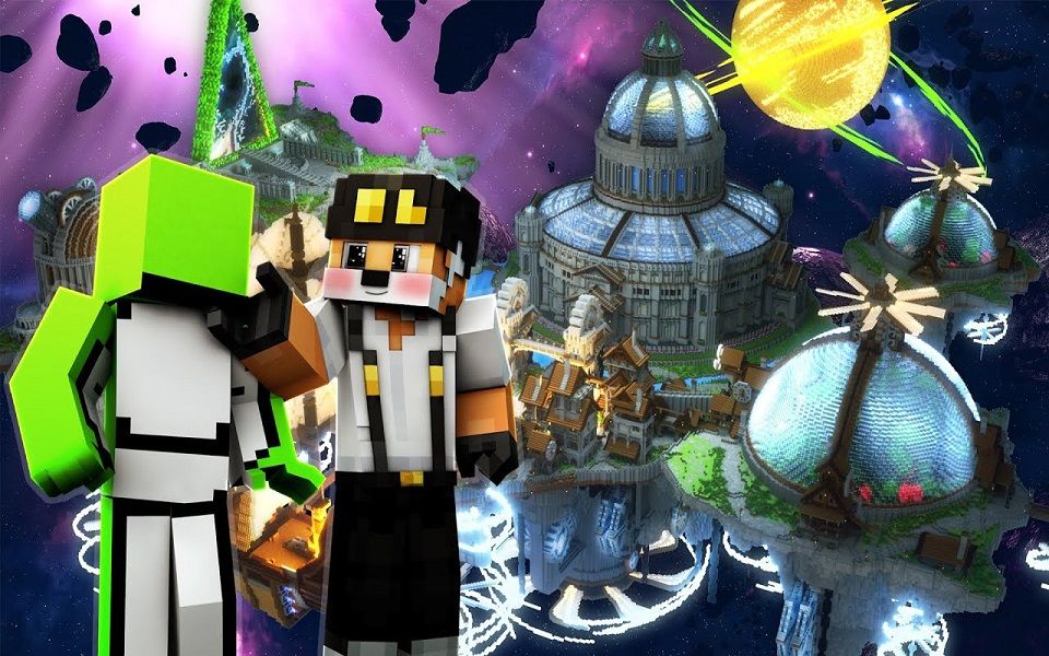 【Jeracraft】为Dream和Fundy的MC婚礼打造《星银岛》_哔哩哔哩_bilibili