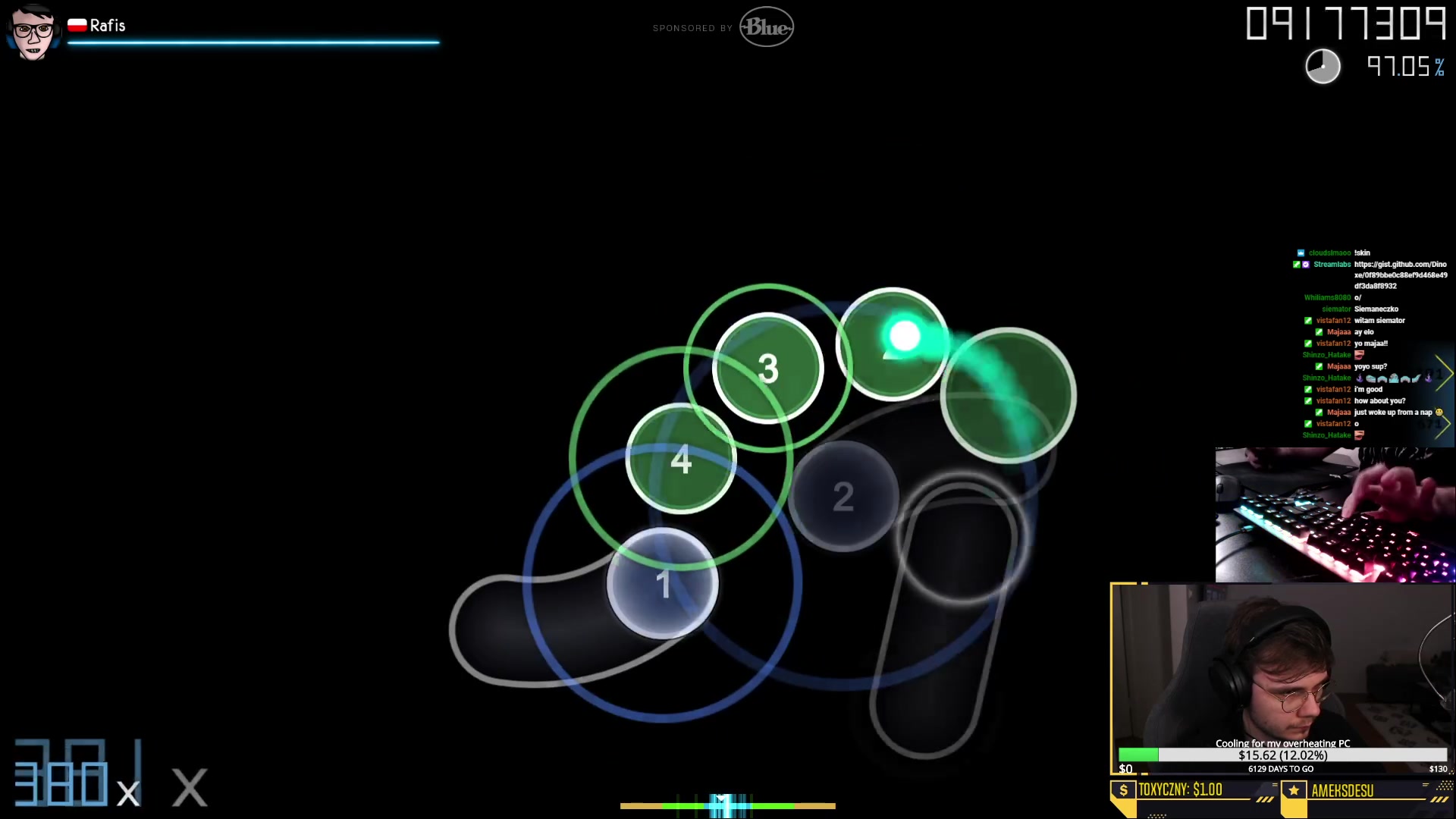 [osu!]Rafis 2021-03-22直播记录_哔哩哔哩_bilibili