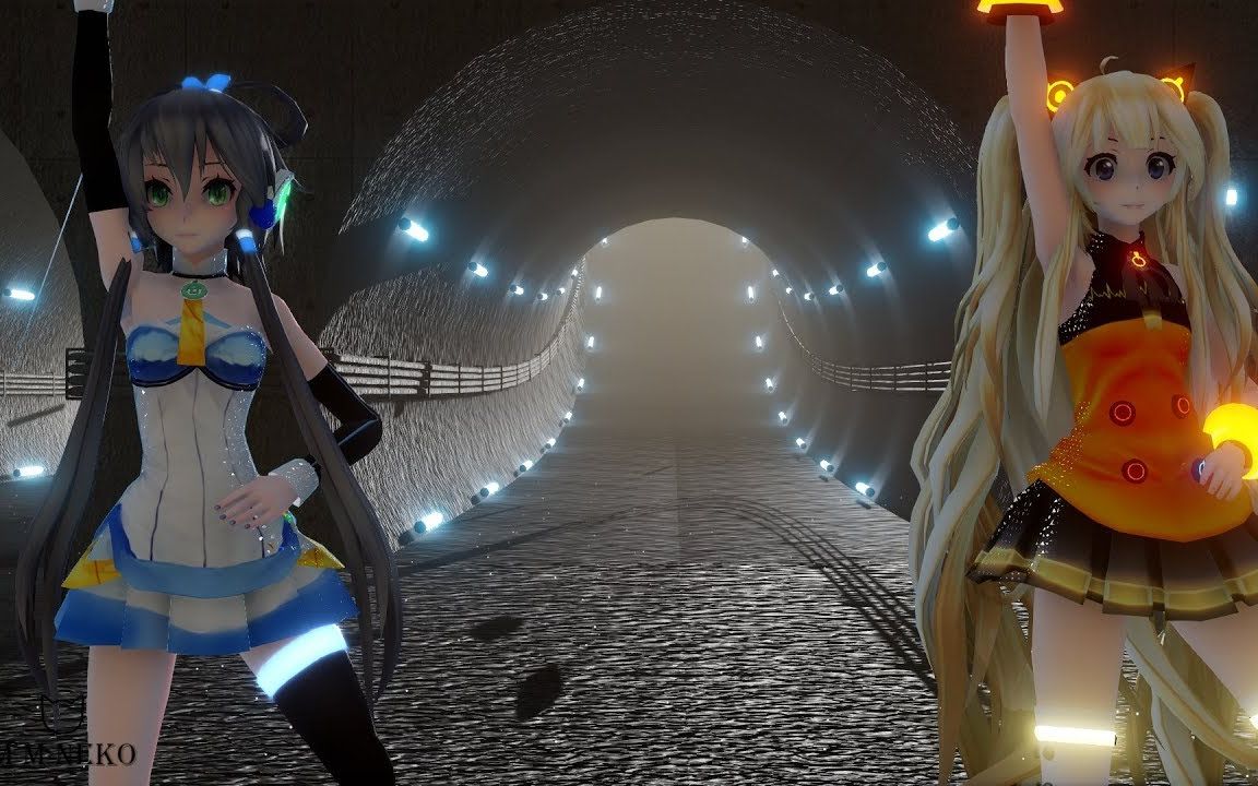 [MMD] Little Apple - Luo Tianyi (洛天依) & SeeU_哔哩哔哩_bilibili